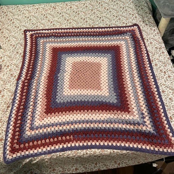 Other | Pinkpurple Infinity Granny Square Baby Blanket | Poshmark